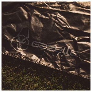 Gazelle Tents™, G5 5-Sided Gazebo Footprint, 300D, Waterproof Ground Tarp, 5 Tack Down Stakes, GA107