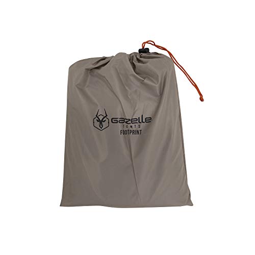 Gazelle Tents™, G5 5-Sided Gazebo Footprint, 300D, Waterproof Ground Tarp, 5 Tack Down Stakes, GA107