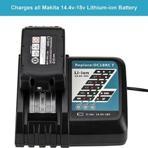 Zuliati Upgraded 9.0Ah BL1890B Replacemet Battery Compatible with Makita 18V Battery BL1890 BL1860 BL1830 BL1840 BL1850 BL1850B Cordless Power Tools