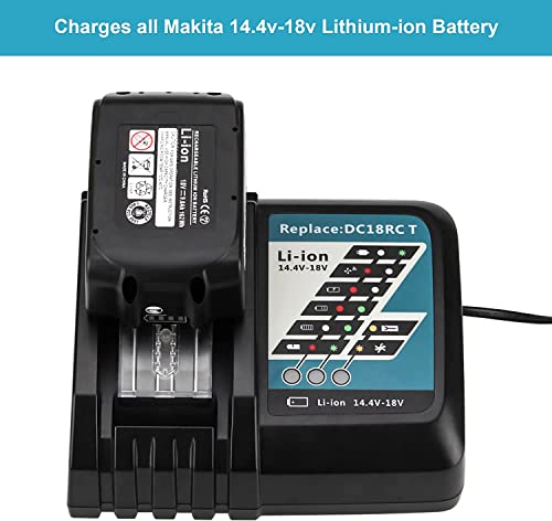 Zuliati Upgraded 9.0Ah BL1890B Replacemet Battery Compatible with Makita 18V Battery BL1890 BL1860 BL1830 BL1840 BL1850 BL1850B Cordless Power Tools