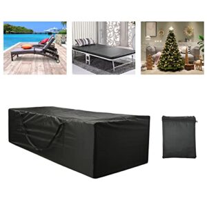 KOCKABC 1 Pack Outdoor Cushion Storage Bag 68" L x 30" W x 20" H, Upgrade Waterproof Seams, Outdoor Pillow Storage Bag, Outdoor Patio Cushion Storage Bag Waterproof for Patio & Indoor Use