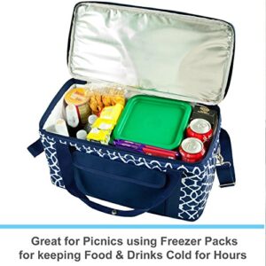 Picnic at Ascot 42 Can Capacity Semi Rigid Collapsible Leakproof Cooler- Designed & Quality Approved in the USA