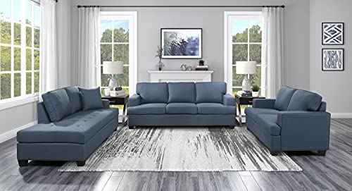 Lexicon Fernleaf Chaise Lounge, Blue