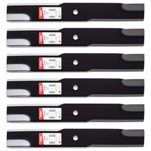 6pk usa mower blades for 54″ hustler 601124, 797704, 601013, 602416, 797696, 797712