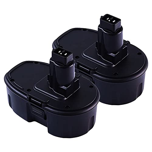 2-Pack 18V 3.6Ah DC9098 DC9099 Replacement Battery for Dewalt 18V Battery DC9096 DC9098 DC9099 DW9095 DW9096 DW9098 DE9038 Compatible with Dewalt 18 Volt Battery Tools Drills Drivers Impact Wrench