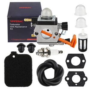 simperac bg50 carburetor for stihl leaf blower bg65 sh55 sh85 for stihl bg50 carburetor 4229 120 0650 replace for 42291200608