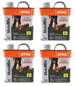 stihl 7010 871 0203 motomix 50:1 2 cycle premix fuel, pack of 4