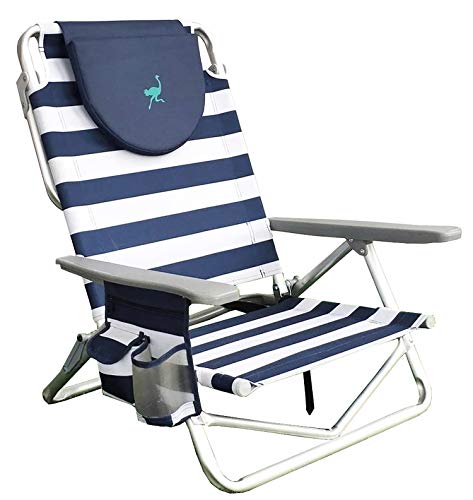 On Your Back Sand Chair - Striped