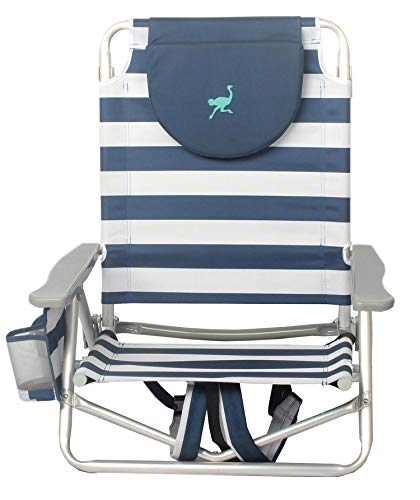 On Your Back Sand Chair - Striped