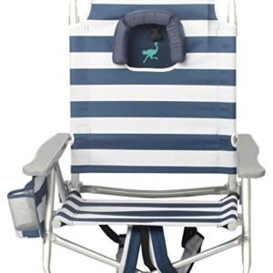 On Your Back Sand Chair - Striped