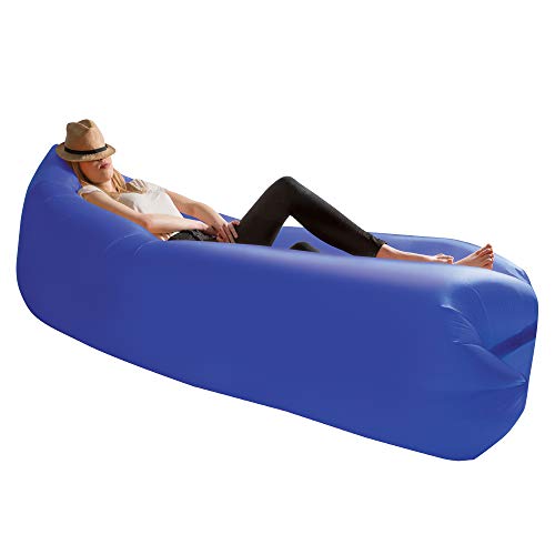 Protocol Porta-Lounger Inflatable Lounger (4382-2AB), Blue