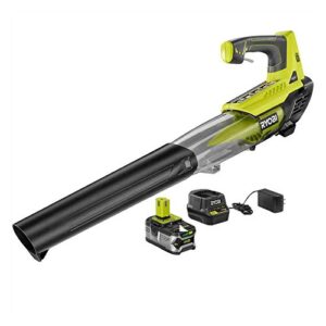 ryobi p2180 one+ lithium+ 100 mph 280 cfm 18-volt lithium-ion cordless jet fan blower kit p108 p118