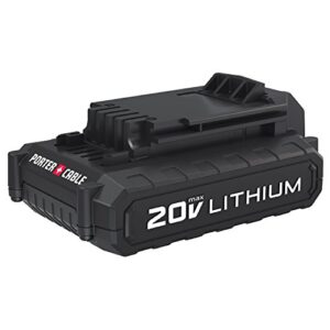 porter-cable pcc681l 20v max* lithium ion compact battery