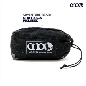 ENO, Eagles Nest Outfitters Atlas XL Hammock Straps Suspension System with Storage Bag, 400 LB Capacity, 13'6" x 1.5/.75"