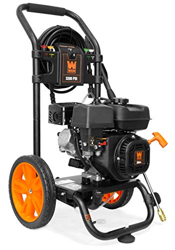 WEN PW3200 Gas-Powered 3200 PSI 208cc Pressure Washer, CARB Compliant, Black