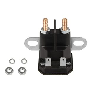 am138068 starter solenoid fit for john deere riding mower, 725-04439 solenoid for mtd troy bilt cub cad lt1042 rzt50 and john deere la145 l105 l130 tractor, 12v solenoid