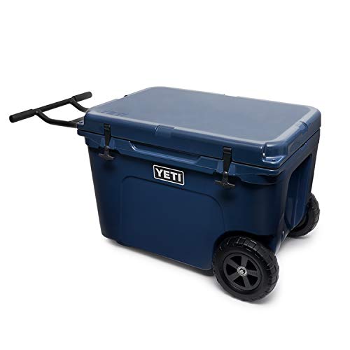 YETI Tundra Haul Portable Wheeled Cooler, Navy