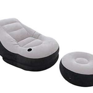 Intex Inflatable Ultra Lounge Chair And Ottoman Set & Intex 120-Volt Air Pump