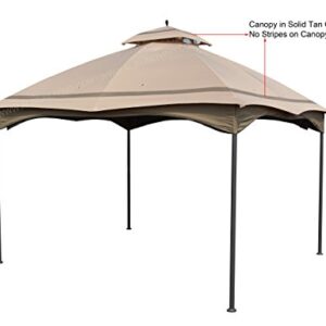 ALISUN Replacement Canopy Top for Massillon 10' x 12' Gazebo Model #L-GZ933PST