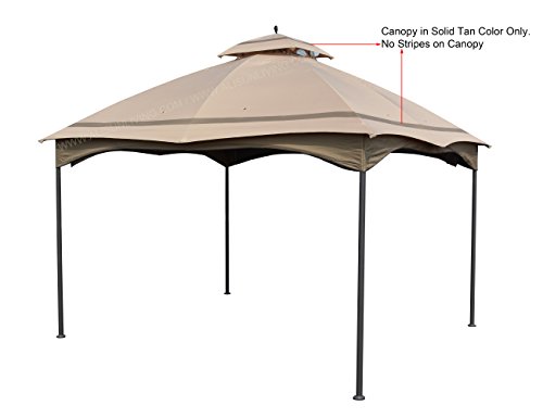 ALISUN Replacement Canopy Top for Massillon 10' x 12' Gazebo Model #L-GZ933PST