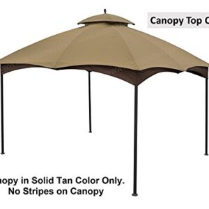 ALISUN Replacement Canopy Top for Massillon 10' x 12' Gazebo Model #L-GZ933PST