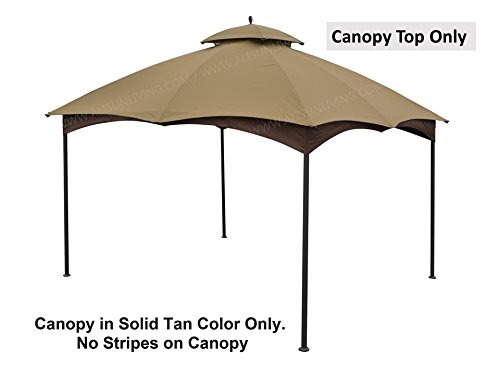 ALISUN Replacement Canopy Top for Massillon 10' x 12' Gazebo Model #L-GZ933PST