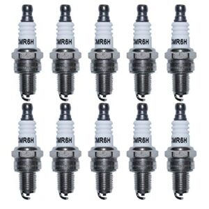 aumel cmr6h spark plug kit 10pcs for stihl fs90 fs100 fs110 fs90r fs100r fs110r trimmer 3365