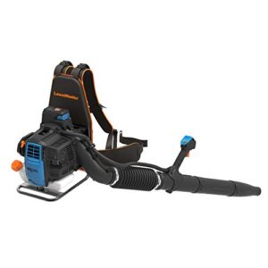 lawnmaster nptbl31ab no-pull backpack leaf blower, gas-powered with electric start, 31cc 2-cycle engine, 470cfm, 175mph