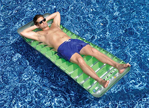 Swimline 76" Deluxe Inflatable Mattress, Green