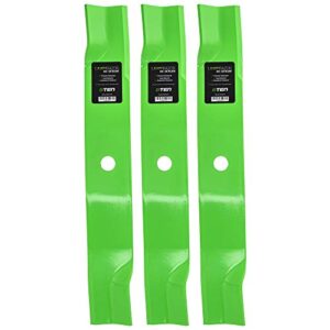 8ten lawnrazor mower blade set for john deere 60 inch deck 737 757 777 797 tcu15881 m128485 m131958 (high-lift)