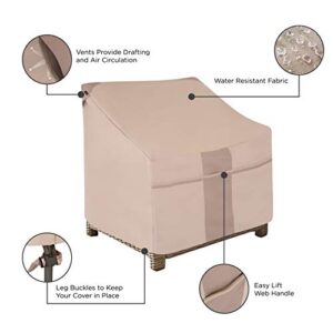 MODERN LEISURE® Monterey Deep Seated Patio Lounge Chair Cover, 38" L x 40" W x 31" H, Beige