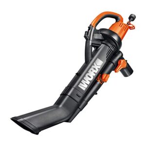 worx wg505 trivac 12 amp 3-in-1 electric blower/mulcher/vacuum