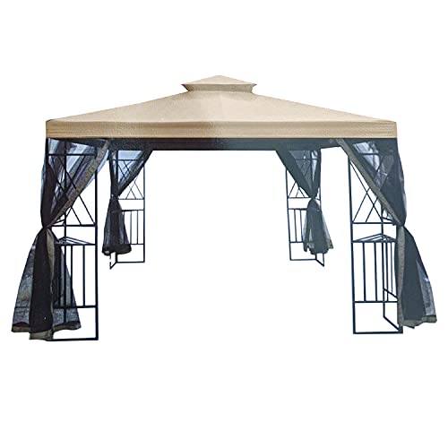 Garden Winds Replacement Canopy Top Cover Compatible with The Aldi Gardenline 2020-21 Gazebo - 350