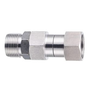 PWACCS Pressure Washer Swivel, M22 14mm Swivel Joint, Stainless Steel, 5000 PSI