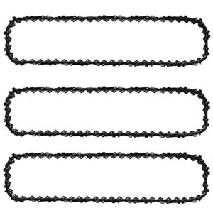 3-PACK 16" replacement chain for Worx WG300 WG303 WG303.1 WG304 Chainsaw Chain Blade 57DL 3/8LP .05