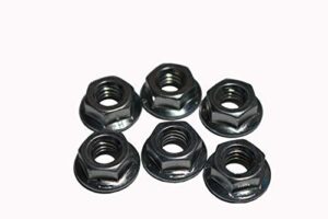 forester chainsaw replacement bar nuts – new 6 pack chain saw nuts fits husqvarna jonsered partner replaces oem 503220001 chainsaw parts and accessories sprocket cover flange nut for guide bars