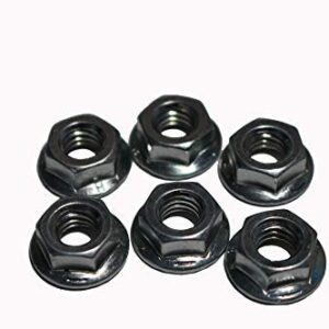 Forester Chainsaw Replacement Bar Nuts - New 6 Pack Chain Saw Nuts Fits Husqvarna Jonsered Partner Replaces OEM 503220001 Chainsaw Parts and Accessories Sprocket Cover Flange Nut for Guide Bars