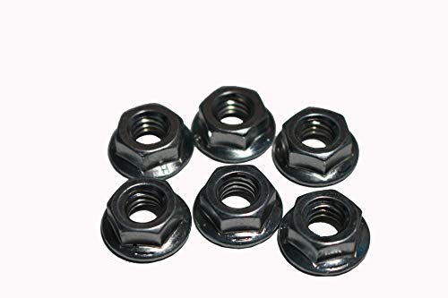 Forester Chainsaw Replacement Bar Nuts - New 6 Pack Chain Saw Nuts Fits Husqvarna Jonsered Partner Replaces OEM 503220001 Chainsaw Parts and Accessories Sprocket Cover Flange Nut for Guide Bars