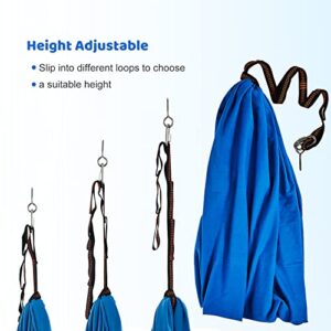 TOPARCHERY Indoor Therapy Swing for Teens w/More Special Needs, Cuddle Hammock Ideal for Autism, ADHD, Aspergers and Sensory Integration Snuggle Swing Hammocks (Blue)