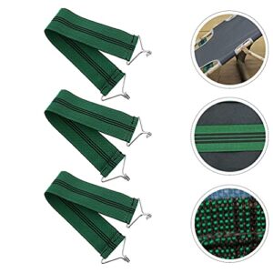 BESPORTBLE 3pcs Gravity Chair Replacement Fabric Anti Gravity Lounge Chair Cloth Crackproof Belt Recliner Repair Part for Outdoor Patio Beach