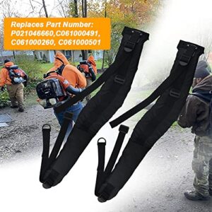 P021046661 P021046660 Back Pack Harness Kit Left Right, Compatible with Echo Backpack Leaf Blower Harness Strap Kit, with 2 Straps PB-760LNH PB-770H PB-770T Straps - Replaces P021046662 C644000060