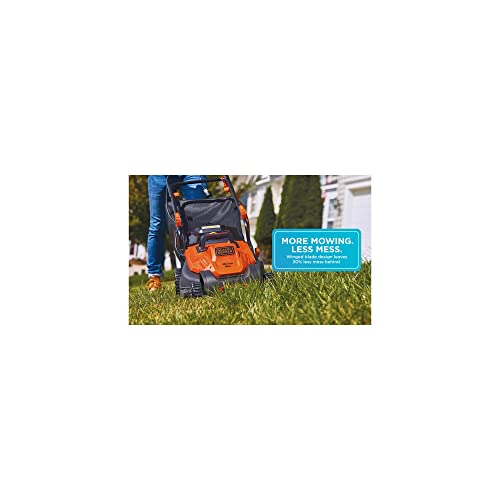 BLACK+DECKER Electric Lawn Mower, 10-Amp, Corded (BEMW472BH)