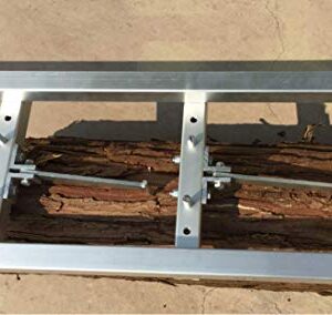 9 FT Rail Mill Guide System 3 Crossbar Kits Work with Chainsaw Mill