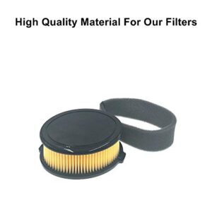 MOWFILL 2 Pack 951-10794 Air Filter Replace for MTD 751-10794 751-14262 951-14262 with Pre Filter Fits S208cc Troy-Bilt MTD Gold Craftsman Yard-Man Yard Machines Huskee Bolens Cultivator Tiller