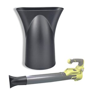 leaf blower flat nozzle compatible with ryobi ry40408 and ry40408vnm 40-volt cordless leaf blower, enhance blower flat airflow.