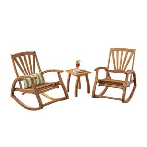 christopher knight home clark rocker recliners, teak