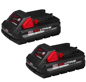 milwaukee m18 redlithium high output cp3.0 battery 2-pack