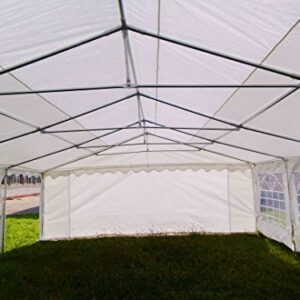 AMERICAN PHOENIX Party Tent 40x20 Heavy Duty Large White Commercial Fair Shelter Wedding Events Canopy Tent (White, 20x40)