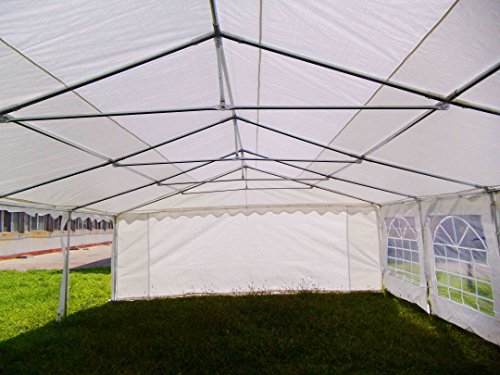 AMERICAN PHOENIX Party Tent 40x20 Heavy Duty Large White Commercial Fair Shelter Wedding Events Canopy Tent (White, 20x40)