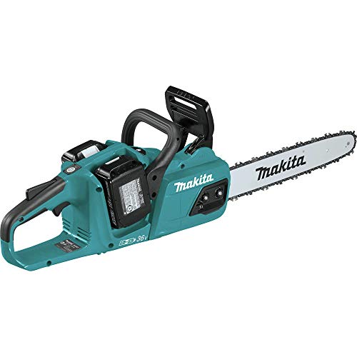 Makita XCU07PT 18V X2 (36V) LXT Lithium-Ion Brushless Cordless (5.0Ah) 14" Chain Saw Kit, Teal